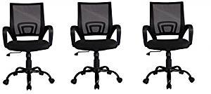 mid back mesh ergonomic computer desk office chair,3 pack