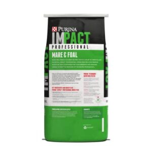 Purina Impact | Professional Mare & Foal Horse Feed | 50 Pound (50 LB) Bag