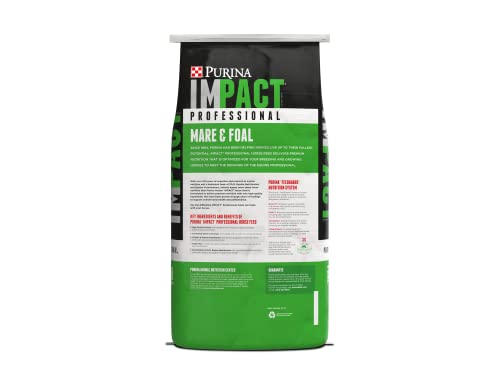 Purina Impact | Professional Mare & Foal Horse Feed | 50 Pound (50 LB) Bag