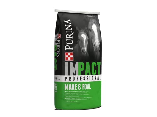 Purina Impact | Professional Mare & Foal Horse Feed | 50 Pound (50 LB) Bag