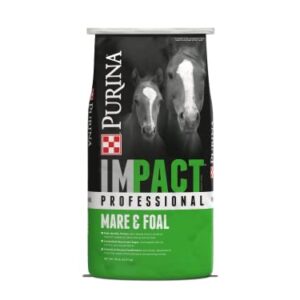 Purina Impact | Professional Mare & Foal Horse Feed | 50 Pound (50 LB) Bag