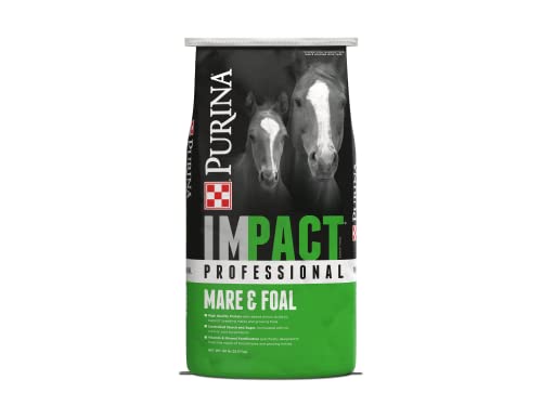 Purina Impact | Professional Mare & Foal Horse Feed | 50 Pound (50 LB) Bag