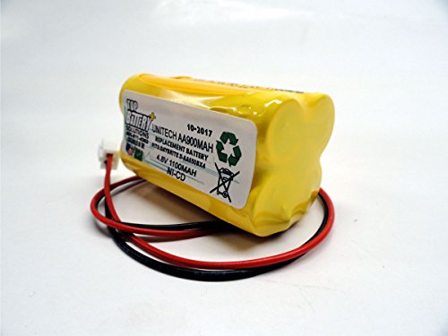 5pc Unitech Ni-CD AA900mAh 4.8V Replacement Battery