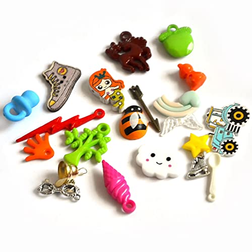 TomToy Small Mixed I Spy Trinkets for I Spy Bag/Bottle, DIY Projects, Crafts, Scrapbooking, 1-3cm, Set of 20 trinkets