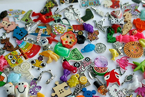 TomToy Small Mixed I Spy Trinkets for I Spy Bag/Bottle, DIY Projects, Crafts, Scrapbooking, 1-3cm, Set of 20 trinkets