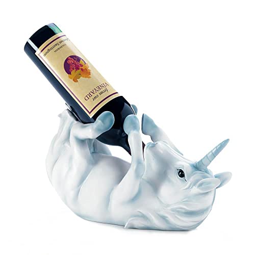 Unicorn Wine Bottle Holder 13x6x7"