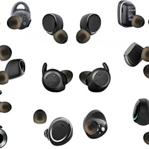 8pcs 2S/2M/2L/2XL (TB) Silicone Tips Compatible with True Wireless Earphones- Jabra Elite Sport, Samsung Gear IconX,Bragi Dash Headphone,Motorola VerveOne, Sol Republic Amps Air, LG HBS-F110 Tone Free