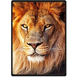 Qihua Printed Lion Throw Blanket Super Soft and Cozy Fleece Feeling Blanket Perfect for Couch Sofa Bed Animal Blanket 150CMx200CM (6)