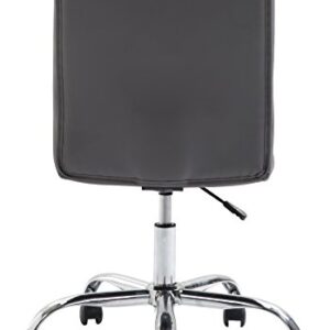 EdgeMod Aria Task Chair in Vegan Leather, Grey