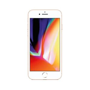 apple iphone 8, 64gb, gold - unlocked (renewed)