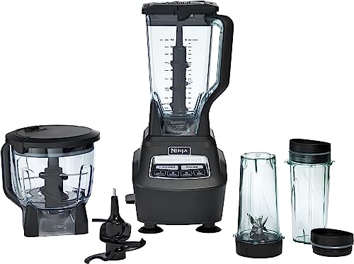 Ninja Mega Kitchen System (Blender, Processor, Nutri Ninja Cups) BL770 (Renewed)