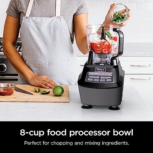 Ninja Mega Kitchen System (Blender, Processor, Nutri Ninja Cups) BL770 (Renewed)