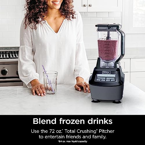 Ninja Mega Kitchen System (Blender, Processor, Nutri Ninja Cups) BL770 (Renewed)