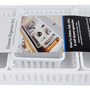 7 Piece Drawer Organizer Bin Set