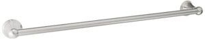 amazon basics modern towel bathroom bar, satin nickel, 24 inch