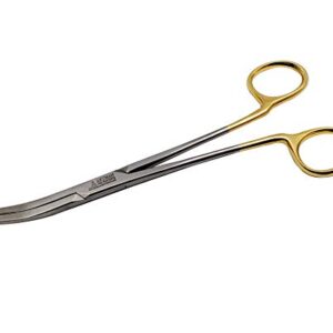 Wynman Dental Crown Gripper Forceps with Tungsten Carbide Inserts Temporary Crown Remover Large Curved Forceps