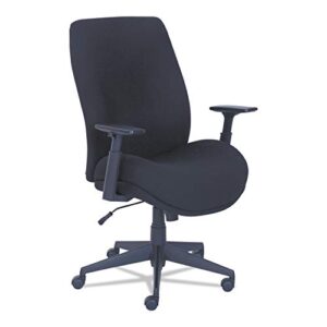 la-z-boy baldwyn series mid back task chair, supports up to 275 lb, 19" to 22" seat height, black