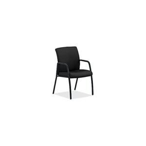 hon ignition 4-leg guest chair office chiar, black