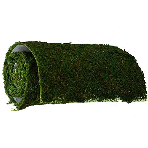 Byher Dried Moss Table Runner for Party Garden Decoration, Dark Green 30cm X 180cm ( 12" x 71" )