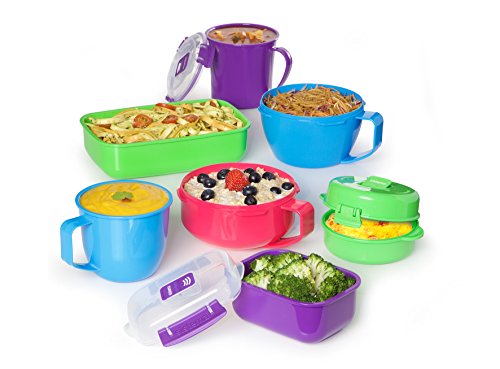 Sistema Microwave Rectangular Container, 525 ml-Assorted Colours