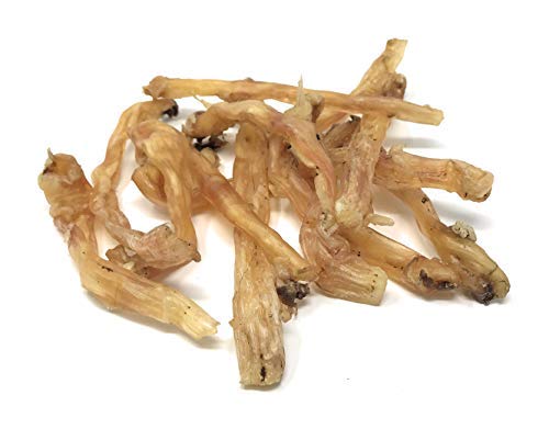 Sancho & Lola's 10oz Beef Tendons for Dogs - Made in USA/Nebraska (8-12 Count) Plain Gambrel/Small Batch Single-Ingredient Grain-Free Chews - Smoked Beef and Smoked Turkey Tendons Also Available