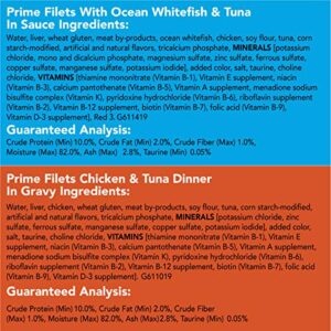 Purina Friskies Wet Cat Food Variety Pack, Surfin' & Turfin' Prime Filets Favorites - (40) 5.5 oz. Cans