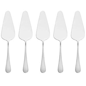 mengbaobao 5x cake server pie holder transfer triangular spade spatula for pizza cake baking