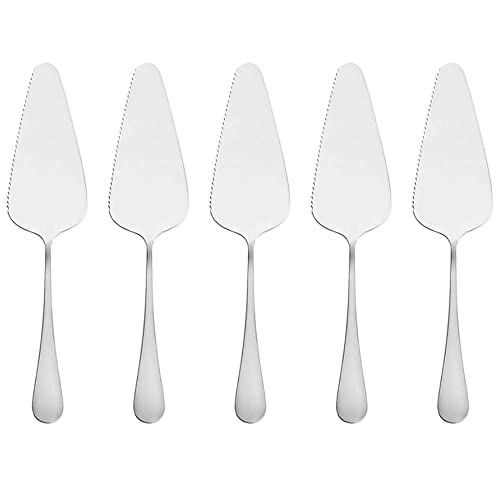 Mengbaobao 5x Cake Server Pie Holder Transfer Triangular Spade Spatula for Pizza Cake Baking