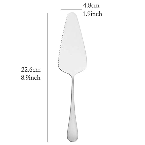 Mengbaobao 5x Cake Server Pie Holder Transfer Triangular Spade Spatula for Pizza Cake Baking