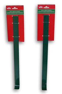 green wreath over-the-door hanging hook set - 2 count