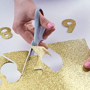 Ground Up Creations Premium 20 Sheets Glitter Cardstock 12" x 12" - Use For Scrapbooking - Holidays - Weddings - Birthdays - Parties - 300GSM For Paper Cutting Bending Or Shaping (Gold, 20 Pack)