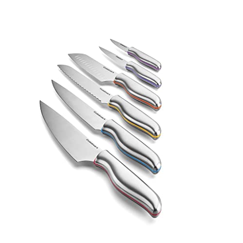 Cuisinart C77-12PCS 12 PC Classic Cutlery Color Band Collection