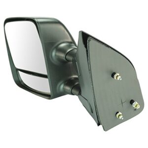 Trail Ridge Towing Mirror Manual Textured Black Pair for Frontier Xterra Equator