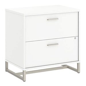 bush business furniture method lateral file cabinet-assembled, white