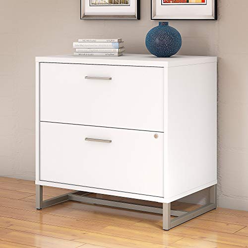 Bush Business Furniture Method Lateral File Cabinet-Assembled, White