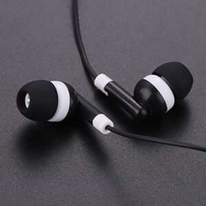 CN-Outlet Wholesale Bulk Earbuds Headphones 50 Pack for iPhone, Android, MP3 Player - Black