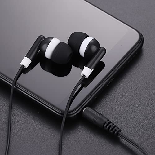 CN-Outlet Wholesale Bulk Earbuds Headphones 50 Pack for iPhone, Android, MP3 Player - Black