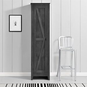 ameriwood home farmington wide storage cabinet, 18", rustic gray,7531196com