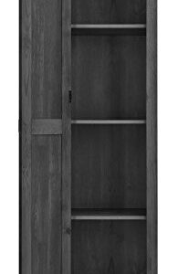 Ameriwood Home Farmington Wide Storage Cabinet, 18", Rustic Gray,7531196COM