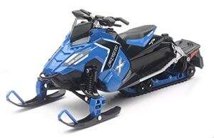 newray 57784 1:16 polaris 800 switchback pro-x snowmobile, white