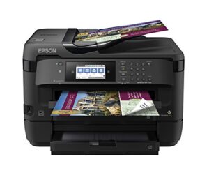 epson workforce wf-7720 wireless wide-format color inkjet printer with copy, scan, fax, wi-fi direct and ethernet, amazon dash replenishment ready