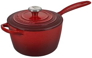 le creuset enameled cast iron signature saucepan, 2.25 qt., cerise