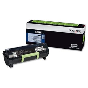 lexmark ms510 (50f1h00) black toner high yield (5,000 yield)