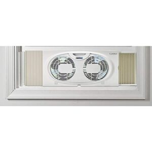 Lasko Twin Window Fan, Compact, White