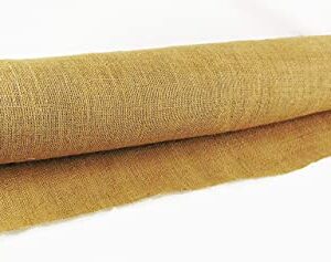 AAYU Brand 20 -Yards Premium Burlap Fabric 40" X 60ft | 20-Yards 40 inch x 60 feet DIY Burlap-Fabric Sackcloth Landscape Cloth Plain Garden Planter Signs Eco-Friendly, Jute Wedding Aisle Runner Roll