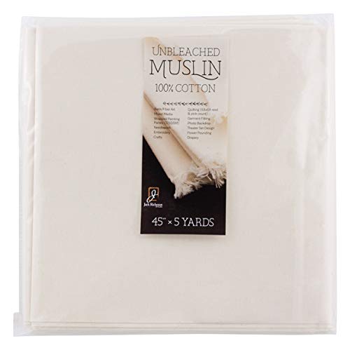 Jack Richeson Unbleached Muslin, 45 Inches x 5 Yards