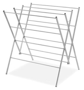 whitmor oversized drying rack, silver 6779-8219