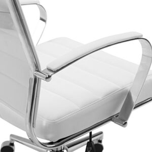 EdgeMod Poly and Bark Tremaine High Back Management Chair (White)