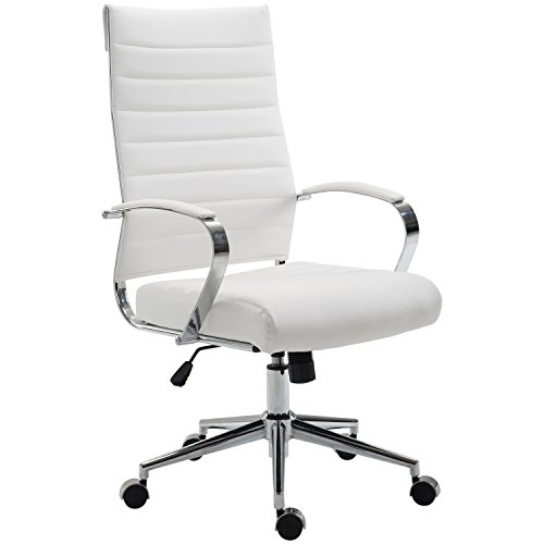 EdgeMod Poly and Bark Tremaine High Back Management Chair (White)