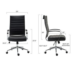 EdgeMod Poly and Bark Tremaine High Back Management Chair (White)